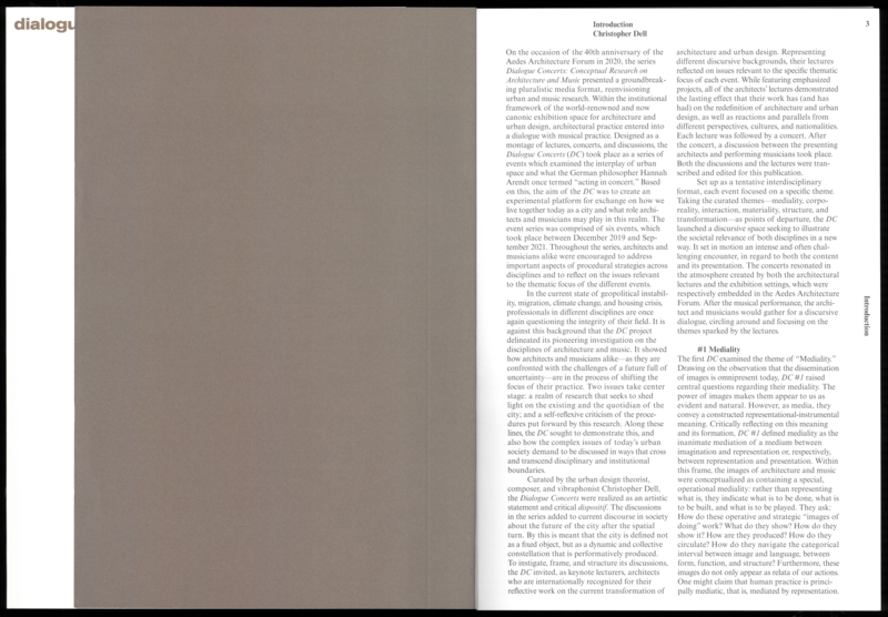 Christopher Dell » Dialogue Concerts